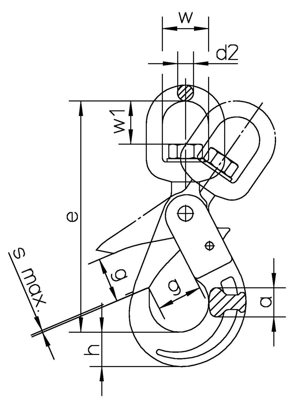 Swivel Safety Hook Pewag WLHW Grade 10 | Lifting Gear & Safety